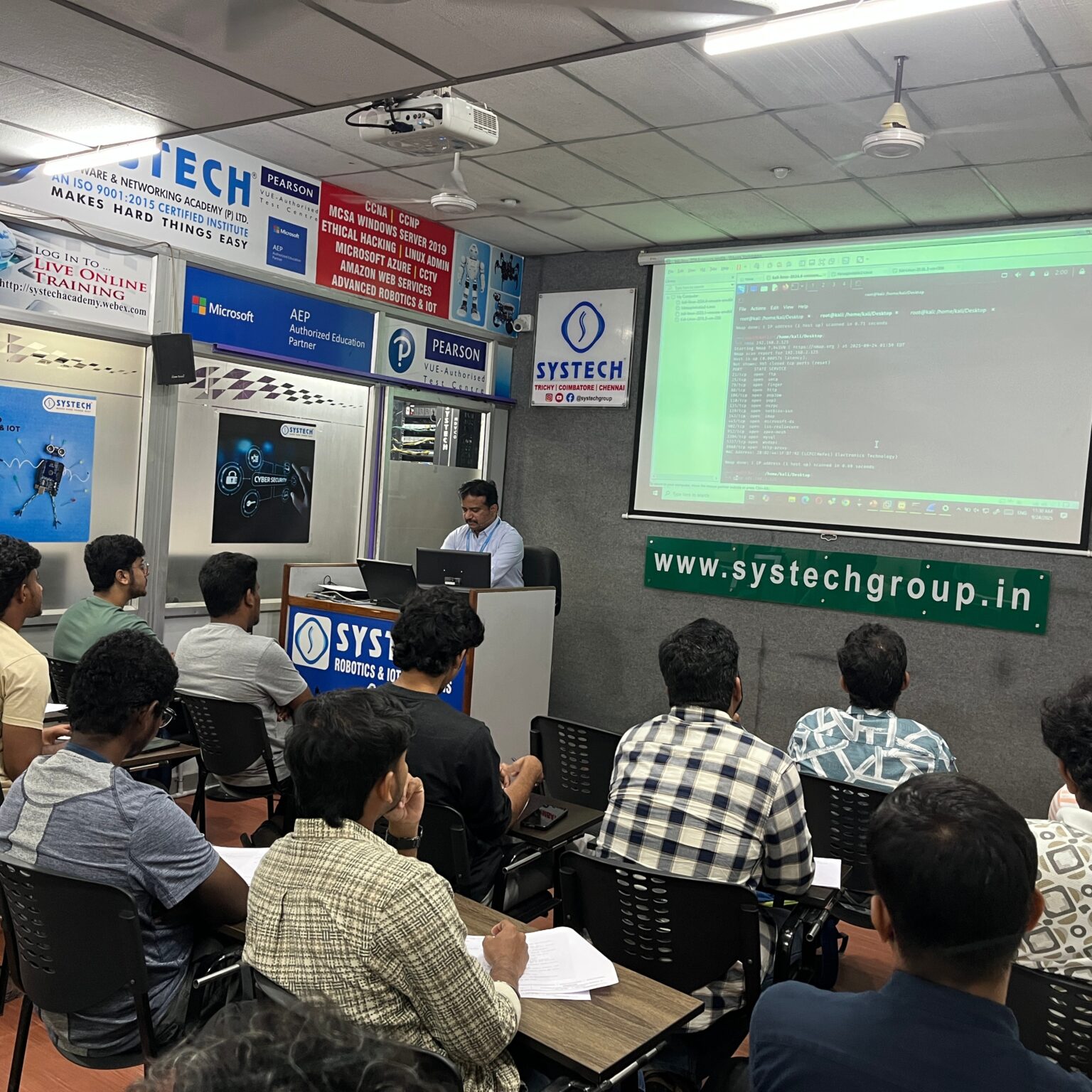 Systech Training Locations | Trichy | Coimbatore | Chennai